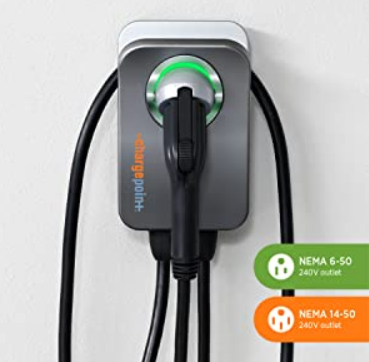 ChargePoint Home Flex Charger, 16A-50A, NEMA 14-50 plug, 23 ft cable ...